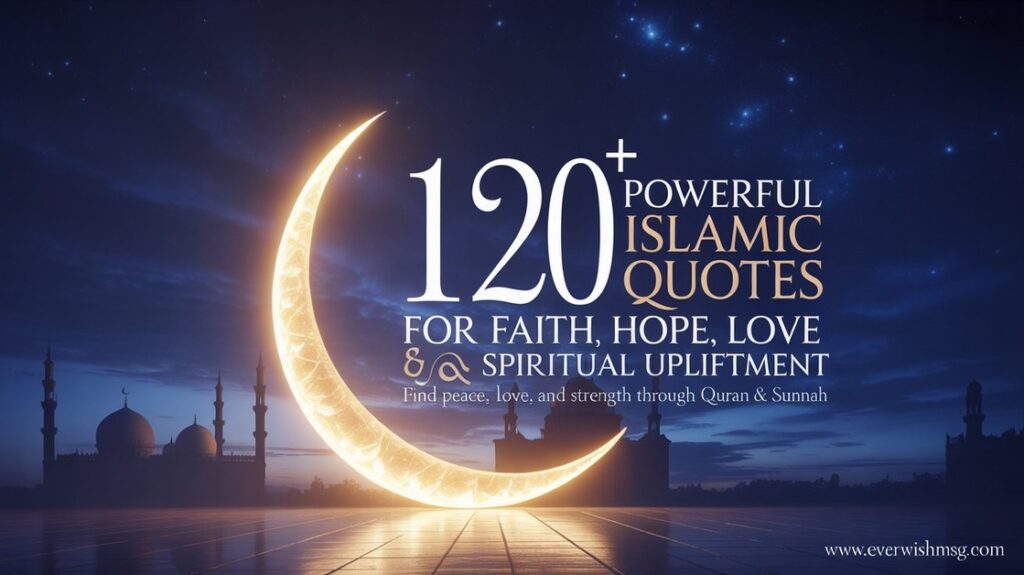120+ Powerful Islamic Quotes for Faith - Ever Wish Msg